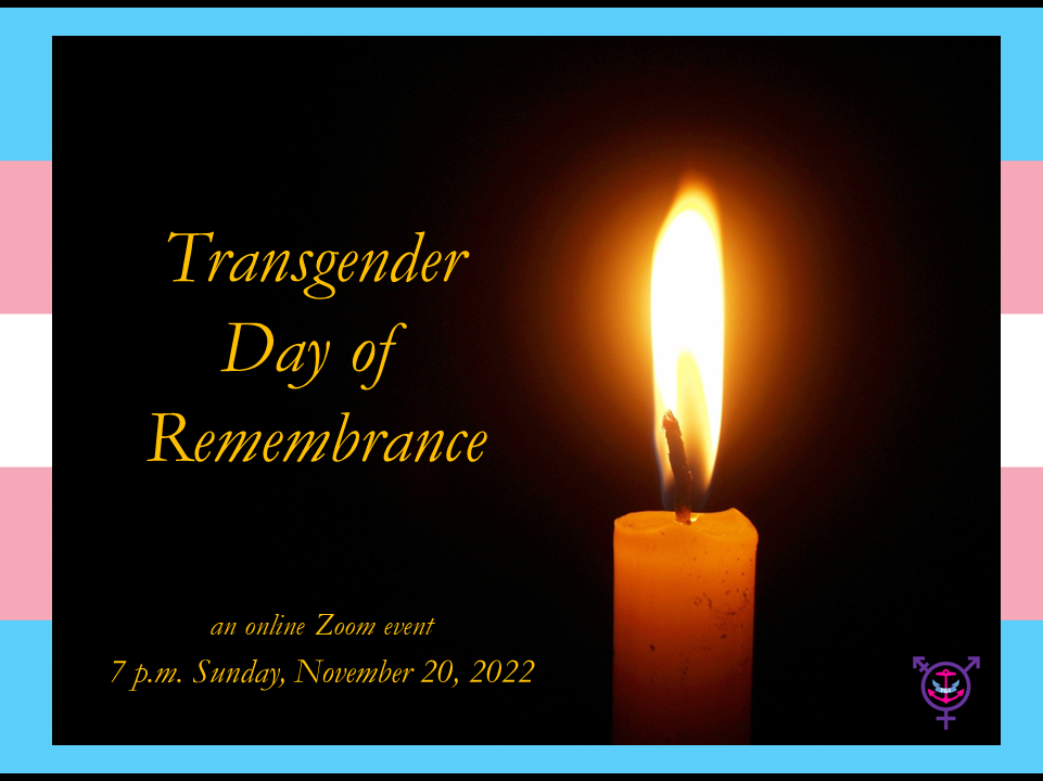Rhode Island Trans Day of Remembrance Vigil (Virtual) - MTPC